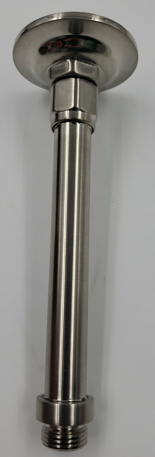 Plumbest S01-51BN 6-Inch Ceiling Mount Shower Arm, Brushed Nickel | eBay