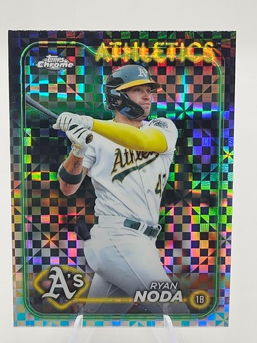 2024 Topps Chrome X-fractors #284 Ryan Noda Oakland Athletics xfractor ...