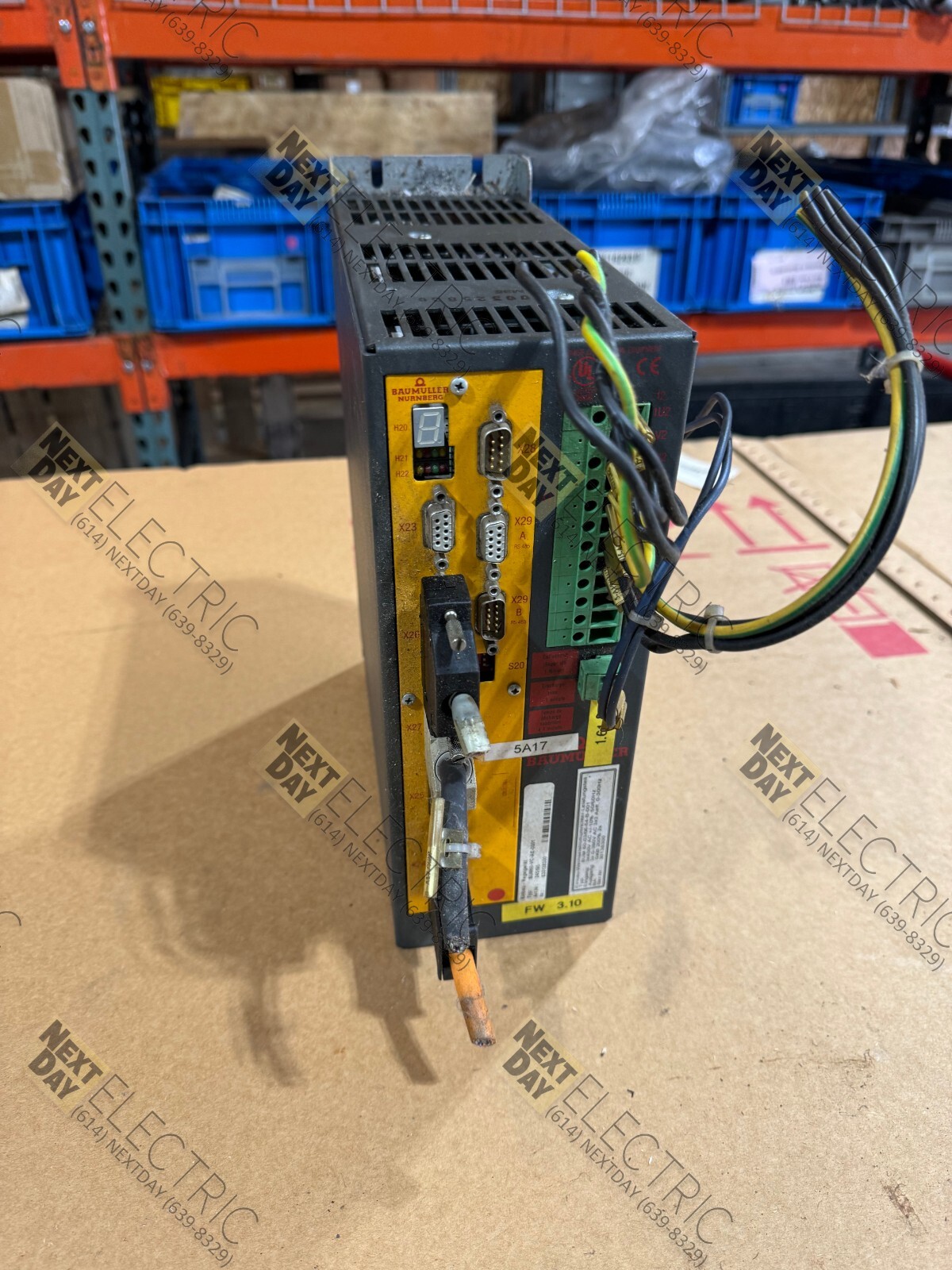 Baumuller, BUM60-VC-AE-0001, KSP, BUM 60-03/06-54-B-001, Servo Drive ...