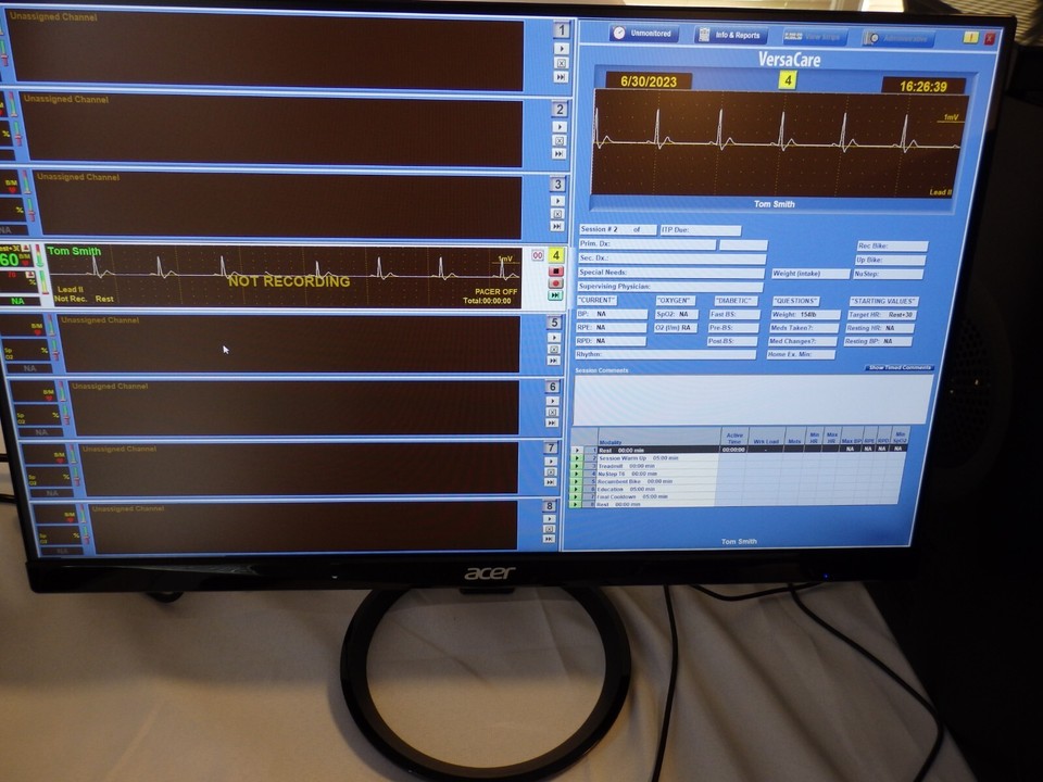 ScottCare 2020 VersaCare Cardiac Rehab ECG Telemetry, Four Patient | eBay