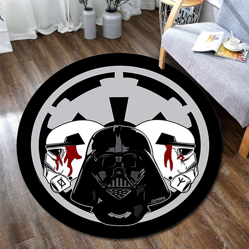 Star Wars Round Floor Mat Non-slip Doormat Chair Cushion Area Carpet ...
