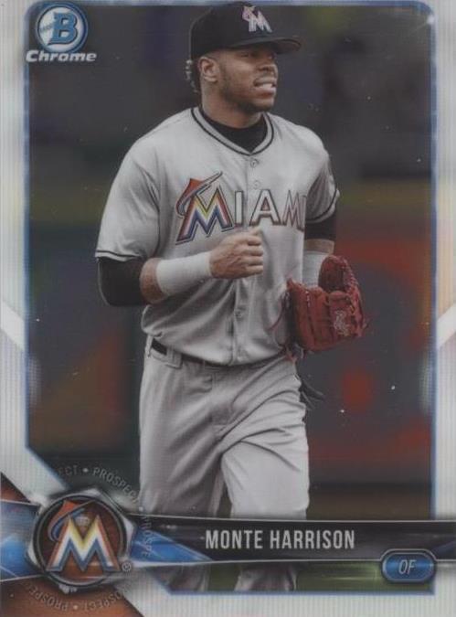 2018 Bowman Chrome - Prospects Monte Harrison #BCP238 (RC) for sale ...