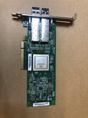 Qlogic 371-4325 QLE2562 Dual Port 8Gb/s PCI-E Fibre Channel FC Host Bus ...