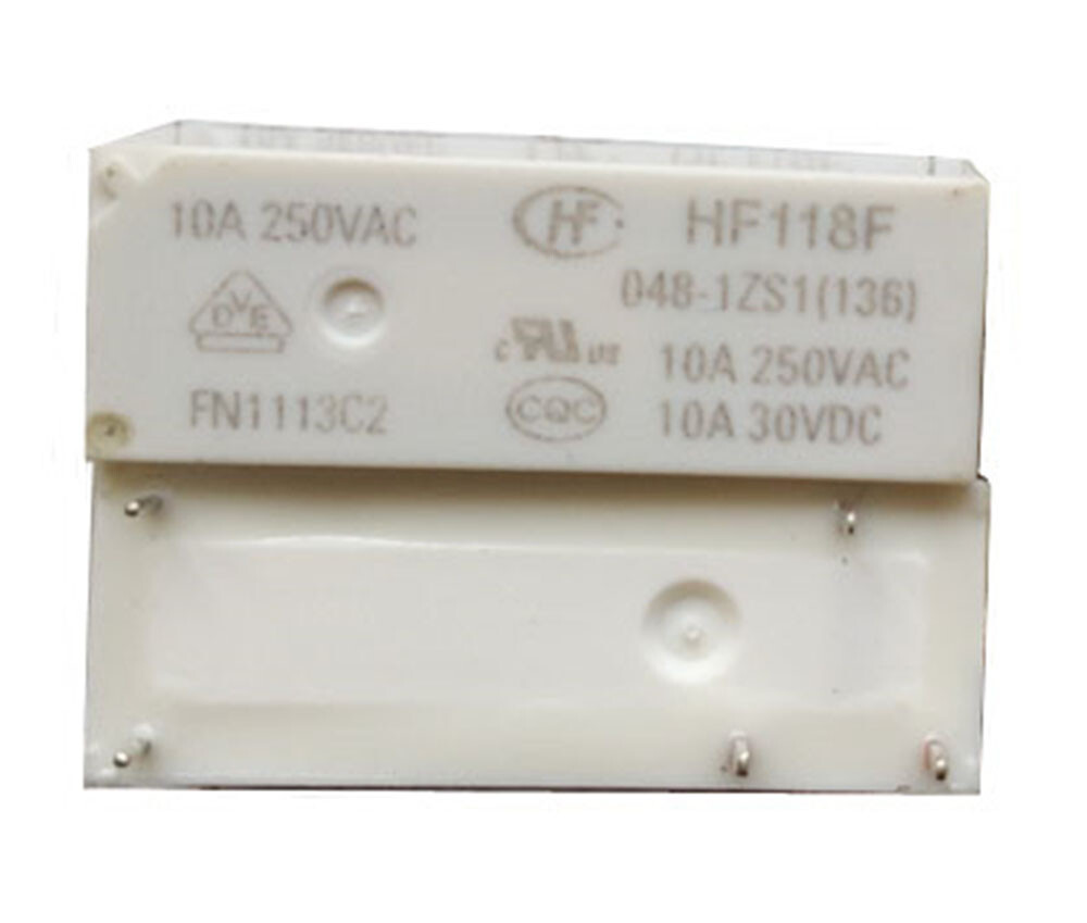 1PC HONGFA Relay HF118F-048-1ZS1 48VDC Power Relay 10A 250VAC 5Pins | eBay