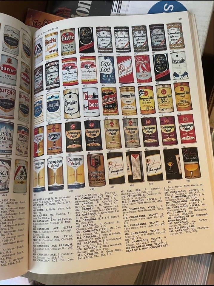 MAN CAVE BOOK. The Beer Can Collectors Bible | eBay