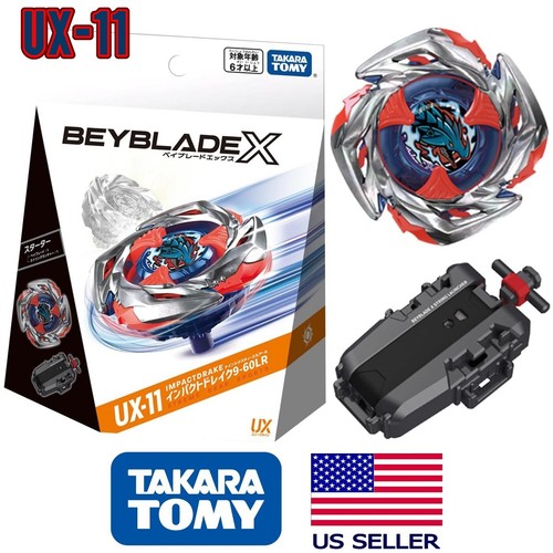 Takara Tomy Beyblade X UX-11 Impact Drake 9-60LR Starter Set 2024 2025 ...
