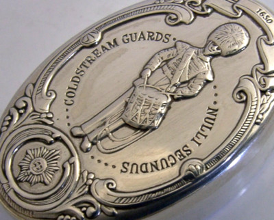 STERLING SILVER COLDSTREAM GUARDS BOX 1978 ROYAL MILITARY | eBay UK