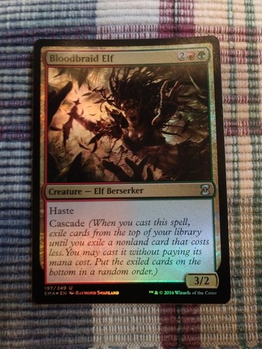 Bloodbraid Elf Foil NM/LP EMA Eternal Masters MTG Magic the Gathering ...
