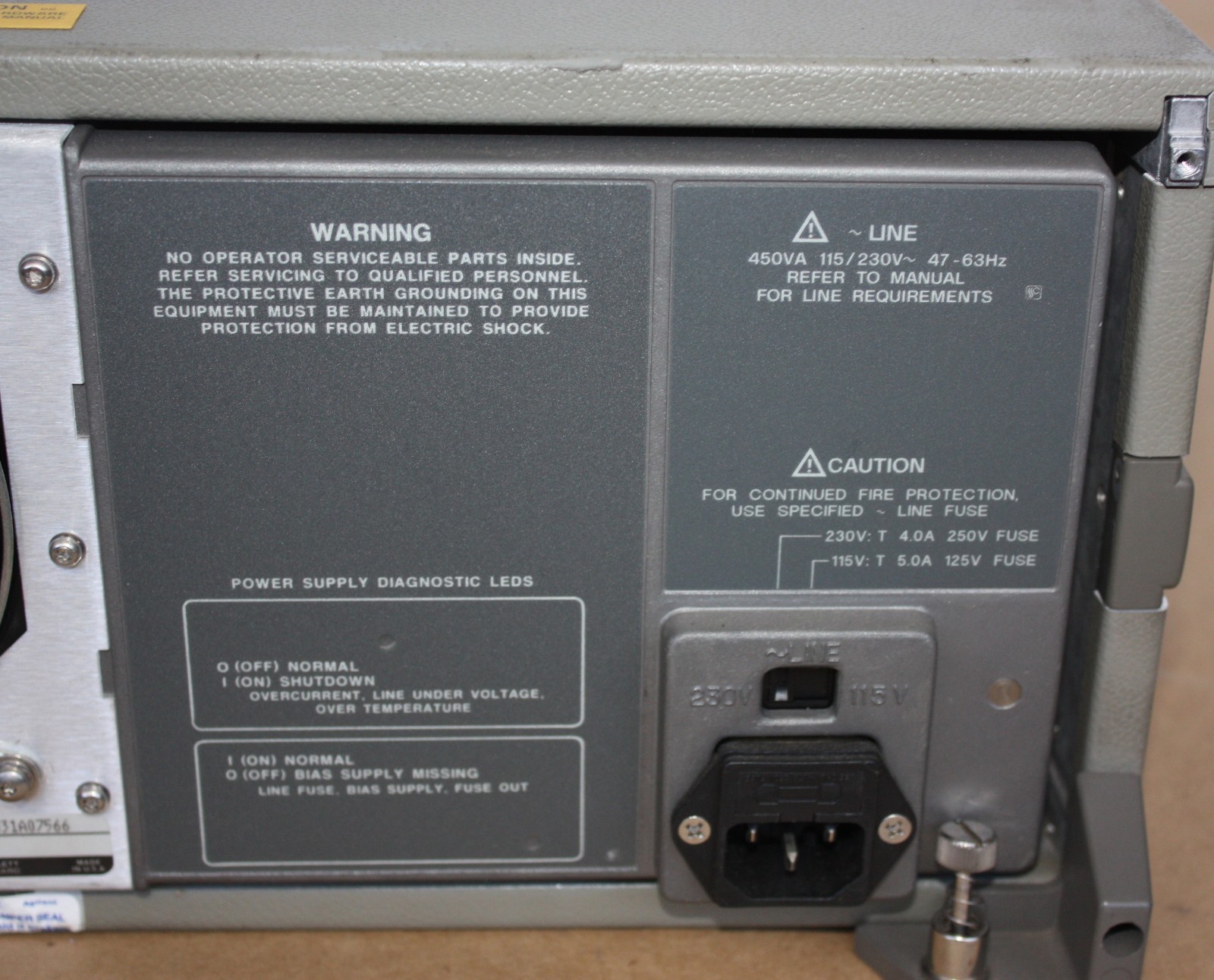 Keysight Agilent HP Hewlett Packard 85101C NETWORK ANALYZER DISPLAY ...