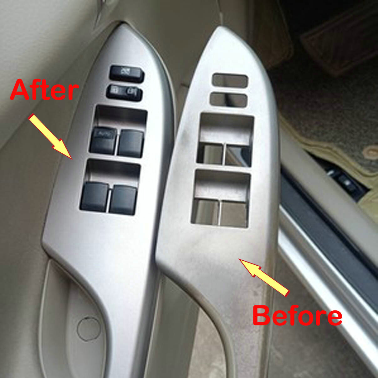 For 2009-2013 Toyota Corolla Car Auto Left Front Window Switch Trim ...