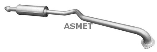 Mittelschalldämpfer Asmet für Nissan Primera + Kombi + Hatchback 02 ...