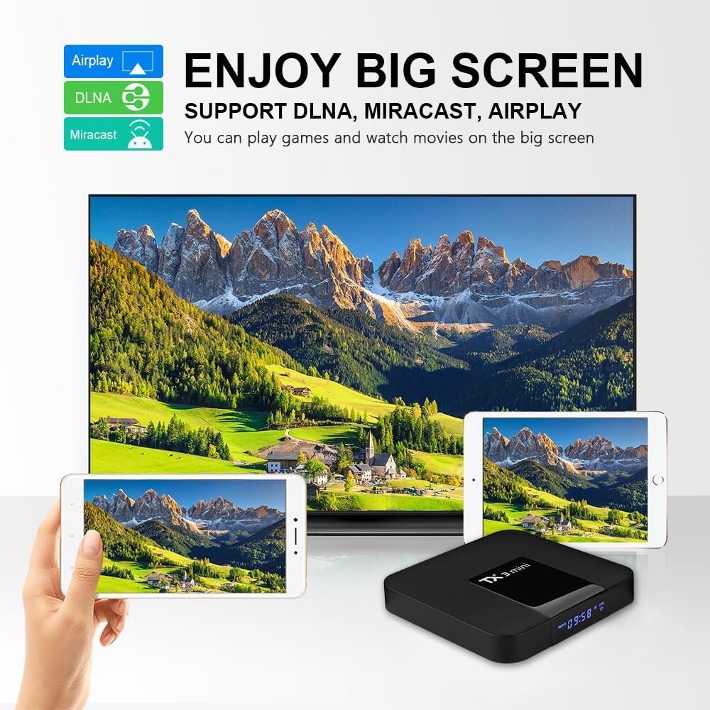 NEW TX3 Mini Android Box Quad Core HD 4K Media Smart TV Player Dual ...