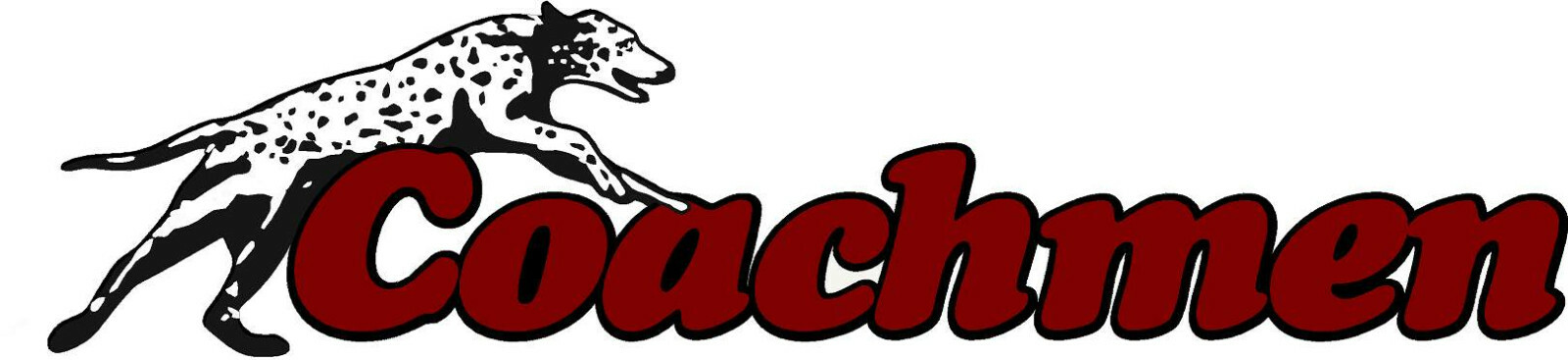 COACHMEN RV LOGO Burgundy/Maroon LETTERS Lettering decal 31"x7.5" Made ...