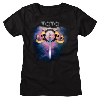 Toto Debut Album Cover Space Galaxy 1978 Women's T Shirt Rock Band ...