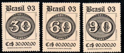 Brazil Stamp 2411-2413 - Brazilian Stamps 150th anniv | eBay