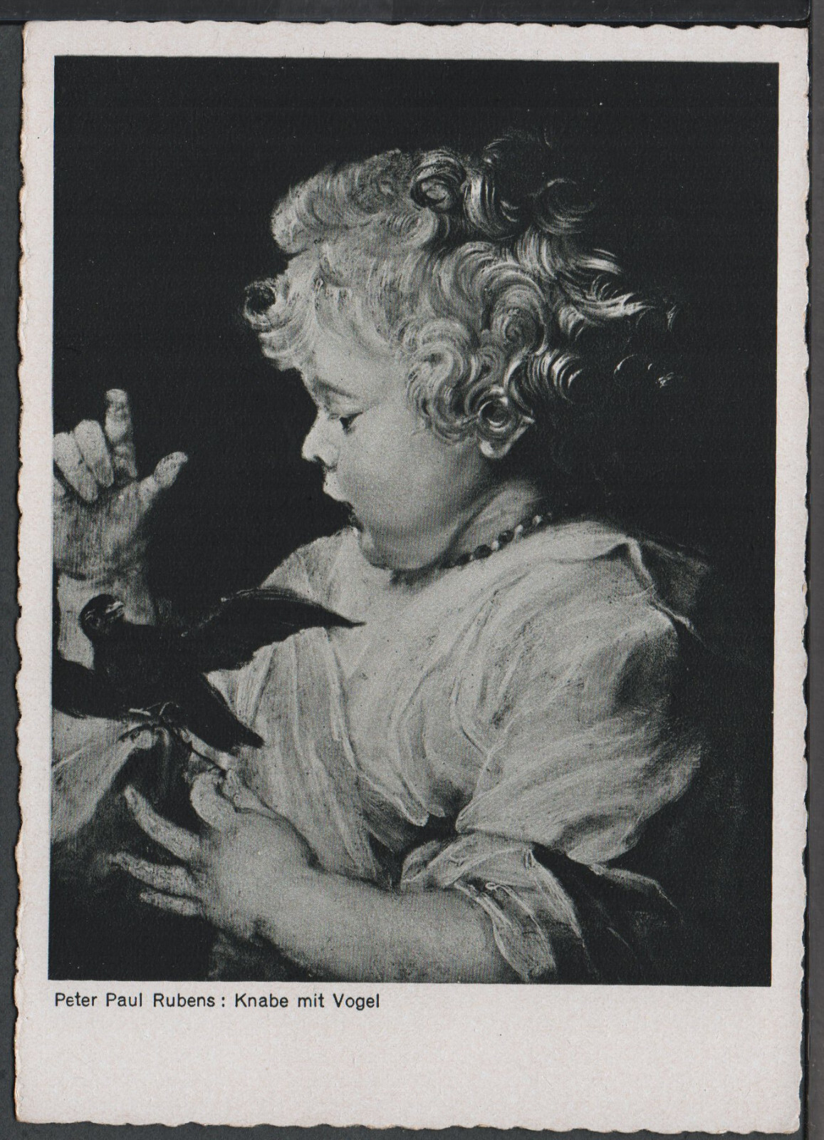 ️ Peter Paul Rubens: Knabe mit Vogel RARE AGED ART POSTCARD | eBay
