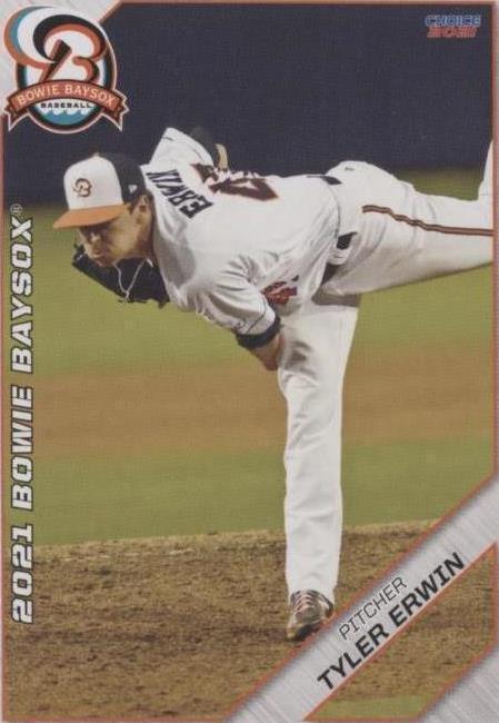 2021 Choice Bowie Baysox - Tyler Erwin #09 (RC) for sale online | eBay