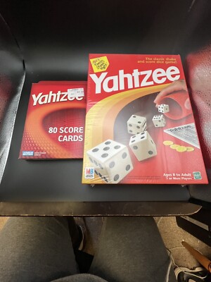 1998 Hasbro Yahtzee New & Original Wrap W/ Extra 80 Score Cards Retro ...
