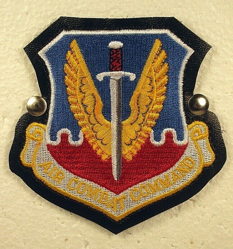USAF Air Force Air Combat Command ACC Insignia Badge Patch Full Color Attachable | eBay
