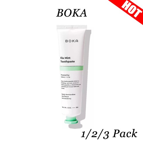 Boka Fluoride Free Toothpaste - Nano Hydroxyapatite Remineralizing ...