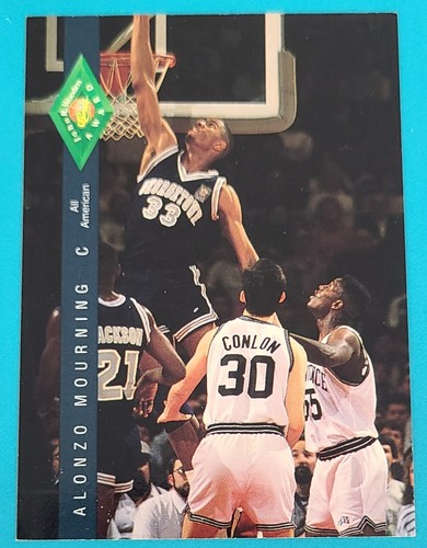 1992 Classic Four Sport #319 Alonzo Mourning Georgetown Hoyas ...
