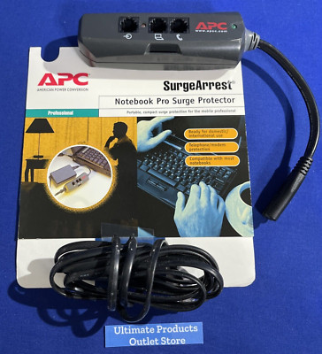 APC Notebook 💻Pro Surge Protector Telephone📞 Modem Professional | eBay