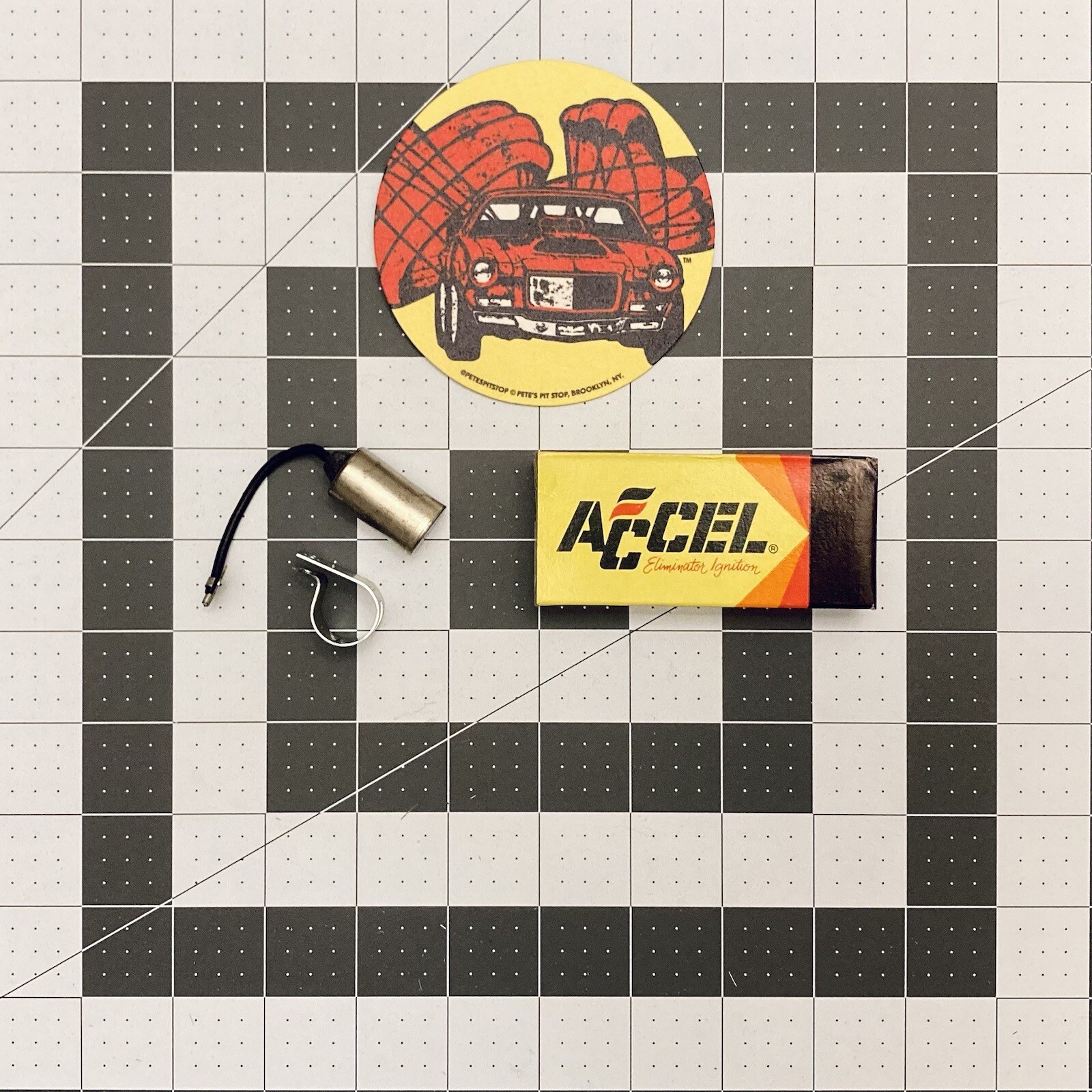 ACCEL IGNITION 100110 Distributor Ignition Condenser VTG 70s NOS Free ...