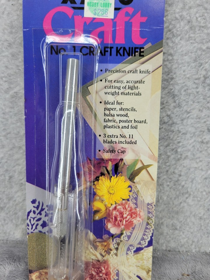 X-ACTO Craft No. 01 Grifhold Craft Knife Cutting Tool Stainless Multi ...
