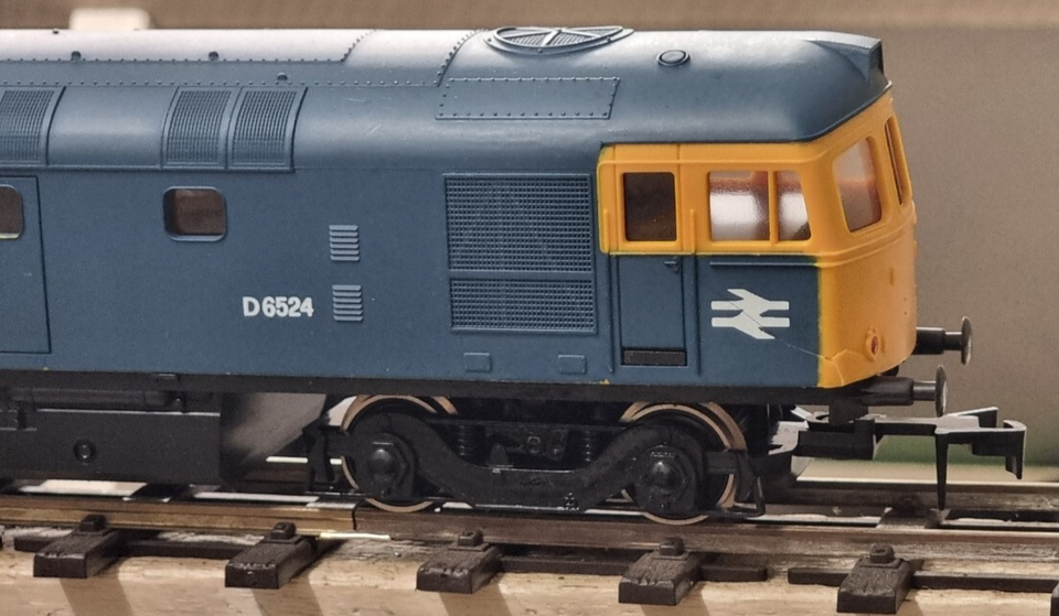 Lima O Gauge Blue BR Livery Class 33 Diesel Train Loco number D6524 ...