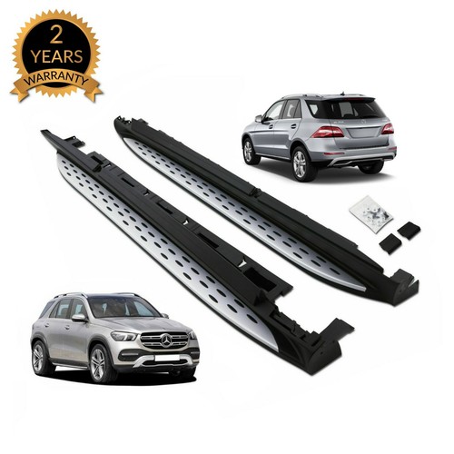 MERCEDES BENZ ML & GLE W166 SIDE STEPS RUNNING BOARDS OEM STYLE (2012 ...