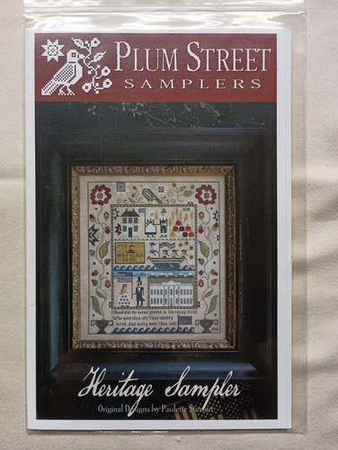 Plum Street Samplers - Heritage Sampler - Cross Stitch pattern | eBay