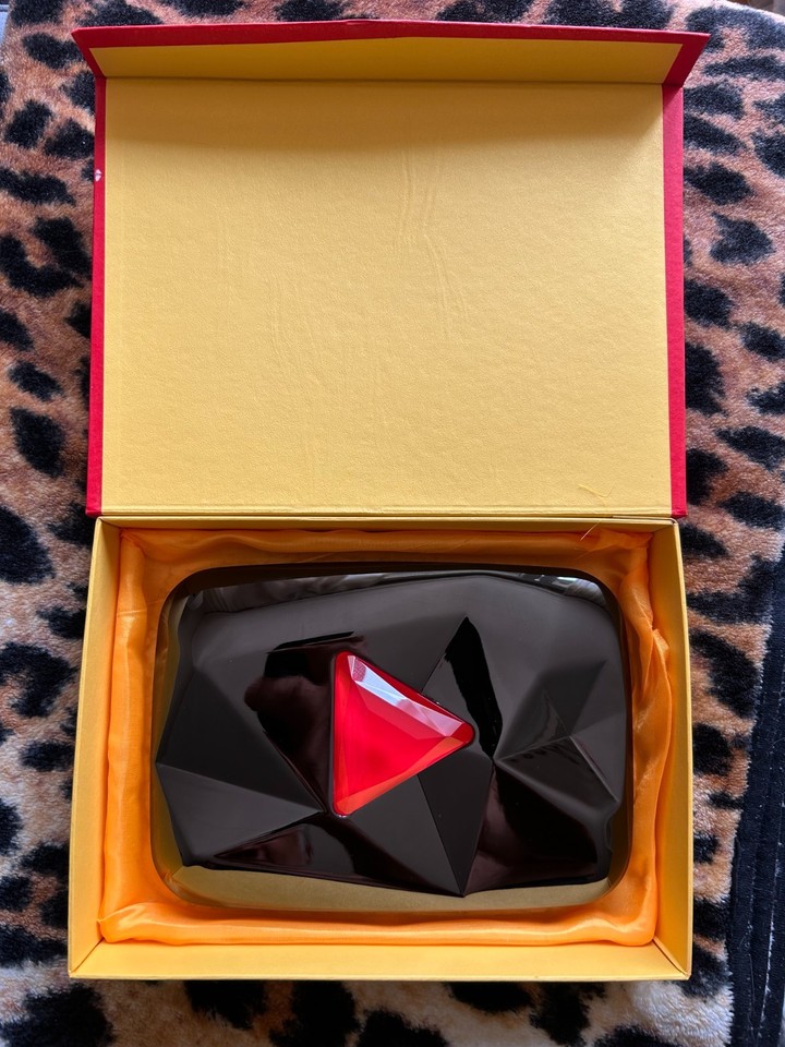 YouTube Red Diamond Play Button 100 million milestone | eBay