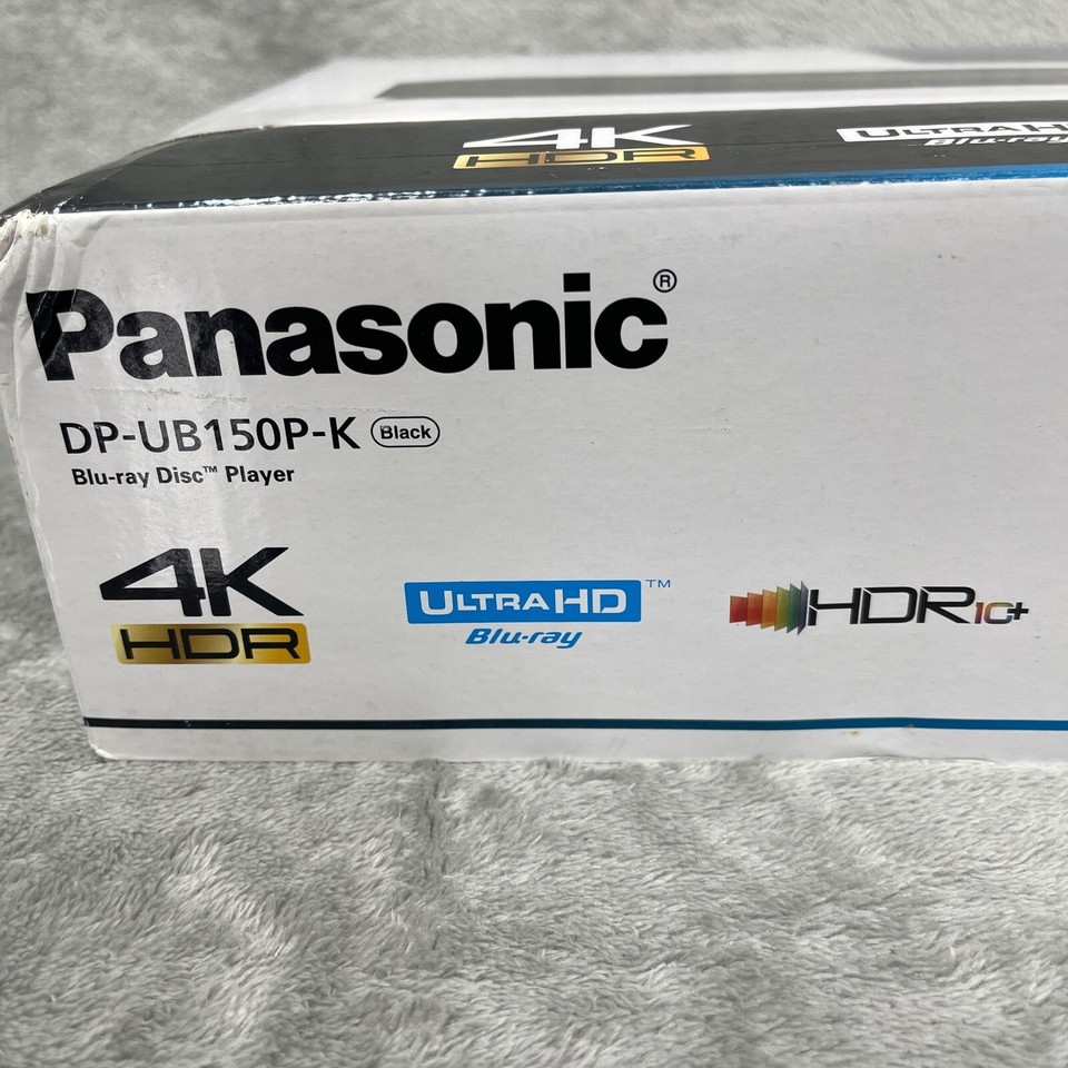 Panasonic DP-UB150-K 4K Ultra HD Blu-ray Disc Player HDR10+ Open Box ...
