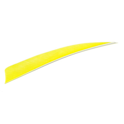 Trueflight Shield Cut Feathers Chartreuse 5 in. LW 100 pk. | eBay