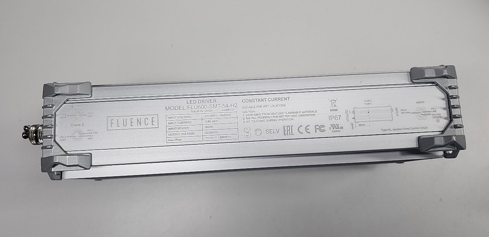 Fluence Power Supply FLU600-SMT-54-H2 LED Driver 600W 54VDC 277-400V P ...