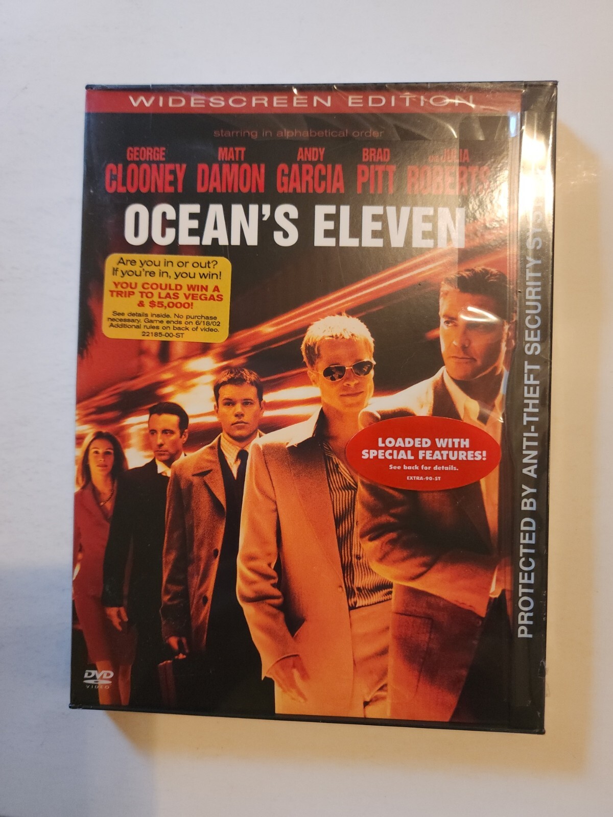 Oceans Eleven (DVD, 2002, Widescreen) Vintage. Sealed 85392263424| eBay