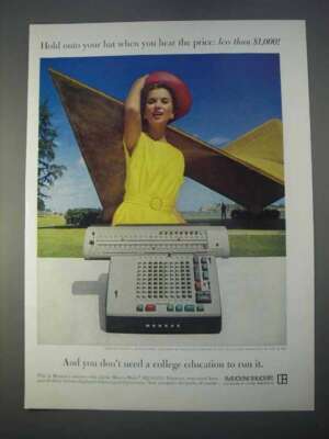 1966 Monroe Monro-Matic IQ-10-213 Calculator Ad | eBay