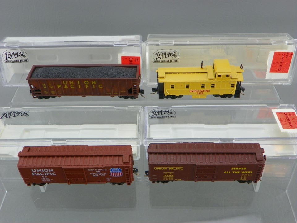 Atlas N 3420 3562 3263 3440 Micro Trains Union Pacific Hopper BoxCar ...