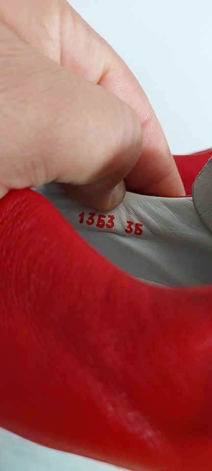 Prada Vintage Y2K Leather Red White Sneakers Trainers Size US 5 / 35 Eu ...
