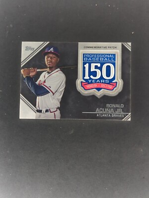 2019 Topps - 150th Anniversary Commemorative Patch 150th Anniversary # ...