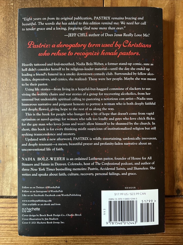 Pastrix By Nadia Bolz-Weber - New Paperback - FAST SHIPPING 9781546012443 | eBay