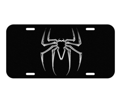 Spiderman Black Venom Spider man Hero Vehicle License Plate Marvel ...