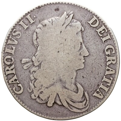 1663 Crown Charles II Coin Great Britain Silver (MO2428-) | eBay