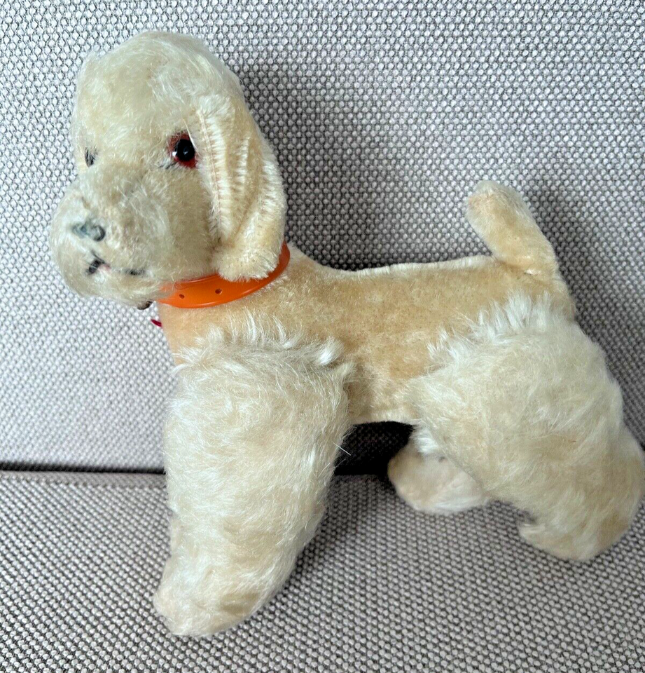 STEIFF SNOBBY WHITE POODLE DOG 8“ JOINTED VINTAGE MOHAIR TOY | eBay