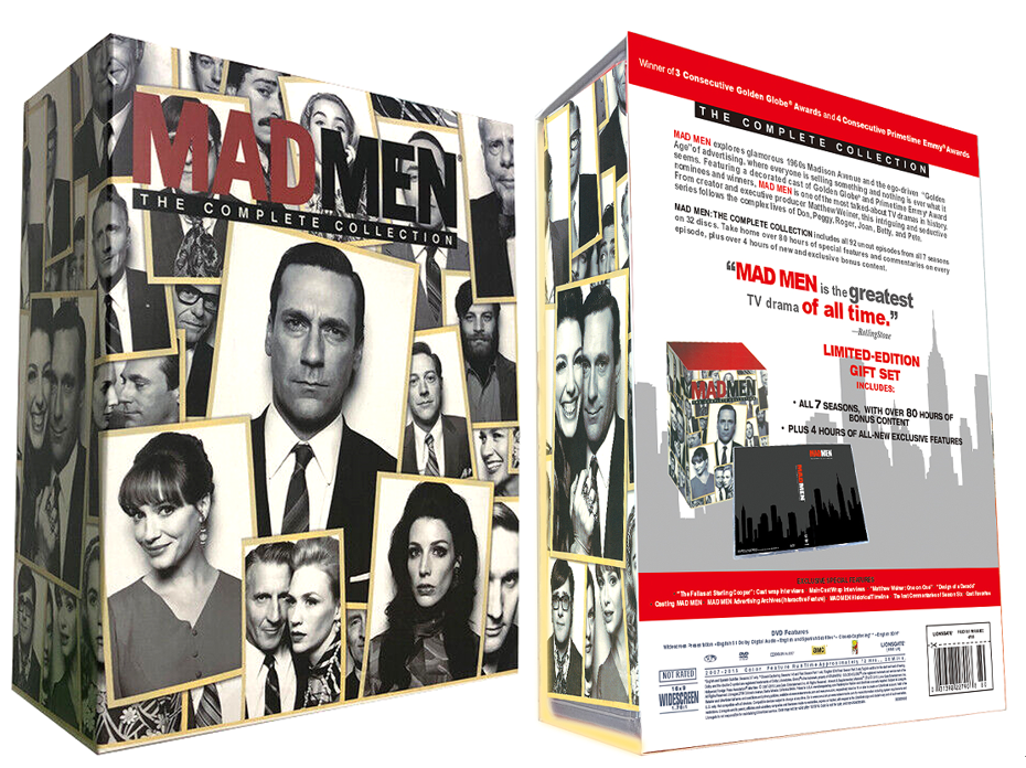 Mad Men: The Complete TV Series Collection (32-Discs DVD Box Set NEW ...