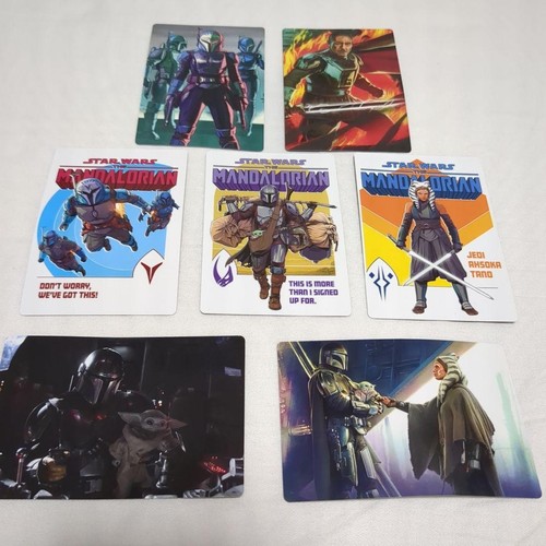 Star Wars Mandalorian Card Set 7 Cards | eBay