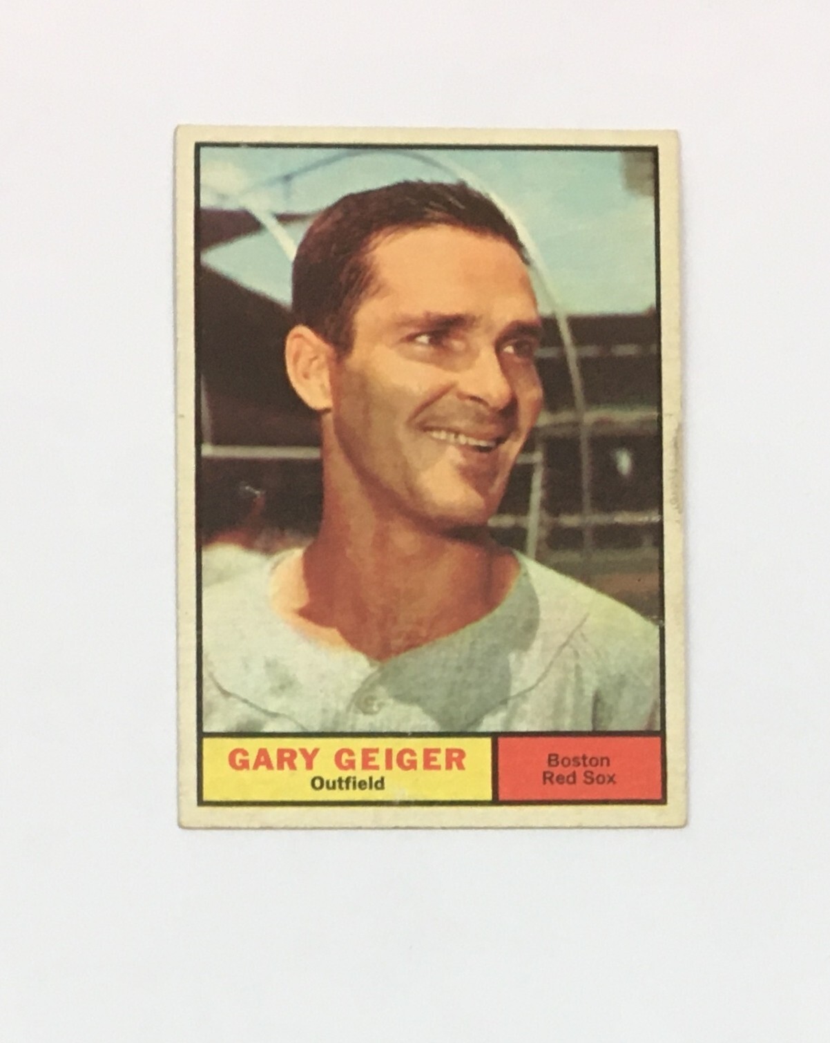 Gary Geiger 1961 Topps #33 Red Sox EX (910) | eBay