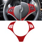 39PCS Red Carbon Fiber Full Kits Sticker Set For BMW 1 Series E82 ...