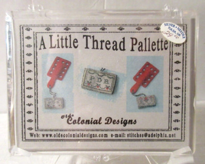 Olde Colonial Designs A LITTLE THREAD PALLETTE Counted Cross Stitch KIT ...