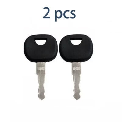 2Pcs Universal Ignition Keys for 14603 Takeuchi Mini Excavator Stacker ...